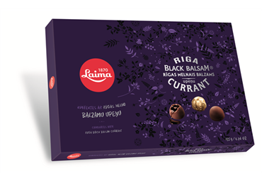 Lettische Laima Schokolade Candy Box-Geschenk mit Riga Black Balsam ...