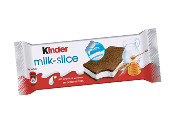 Biskvīta batoniņš KINDER MILK SLICE 28g